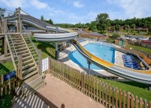 Finlake Resort & Spa, Devon - Indoor & Outdoor Swimming Pool & Waterslides!